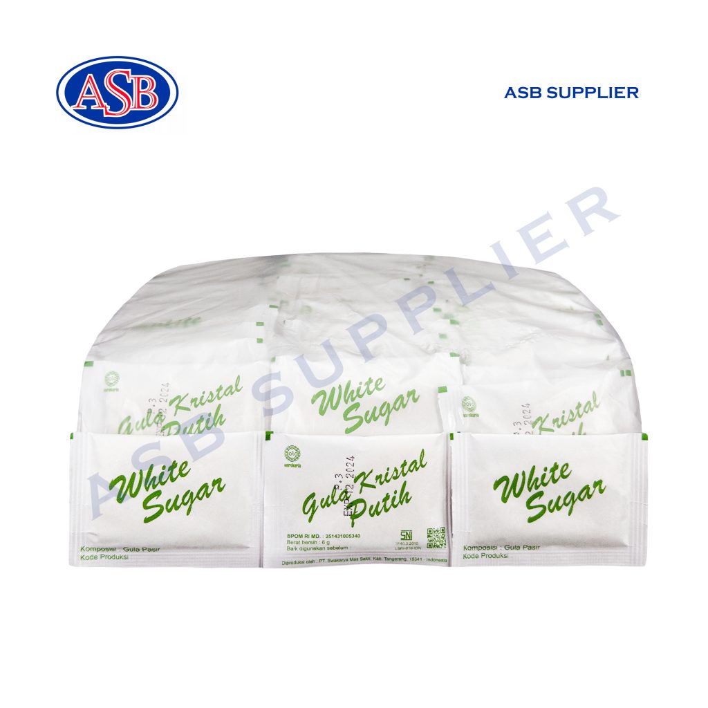 White Sugar Sachet (250 Pcs) - ASB SUPPLIER